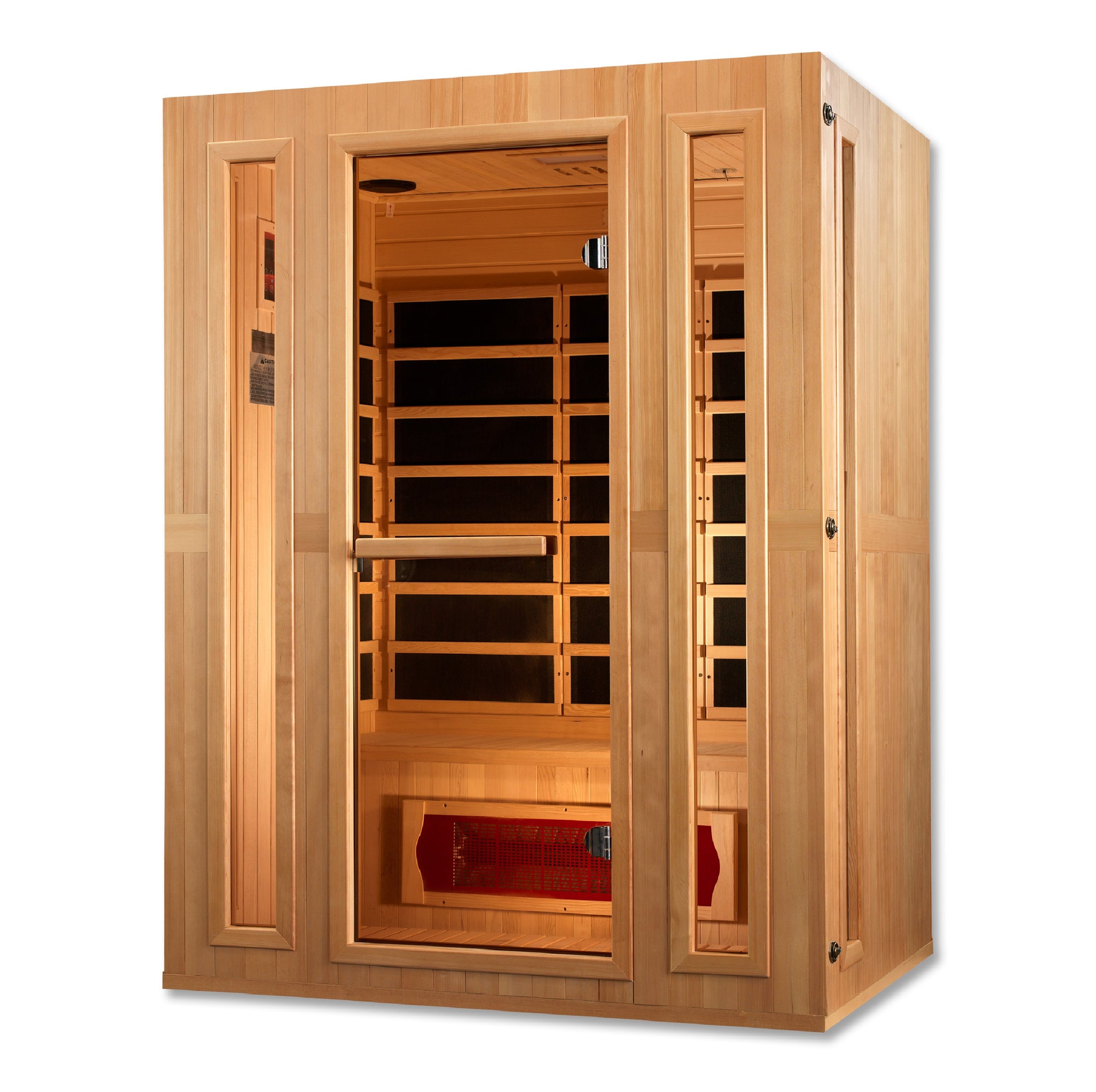 Maxxus Trinity 3-Person Corner Low EMF (Under 8MG) FAR Infrared Sauna
