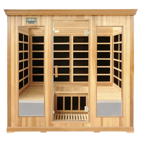 HealthSmart - Red Cedar 4-person Infrared Sauna – InfraTreat